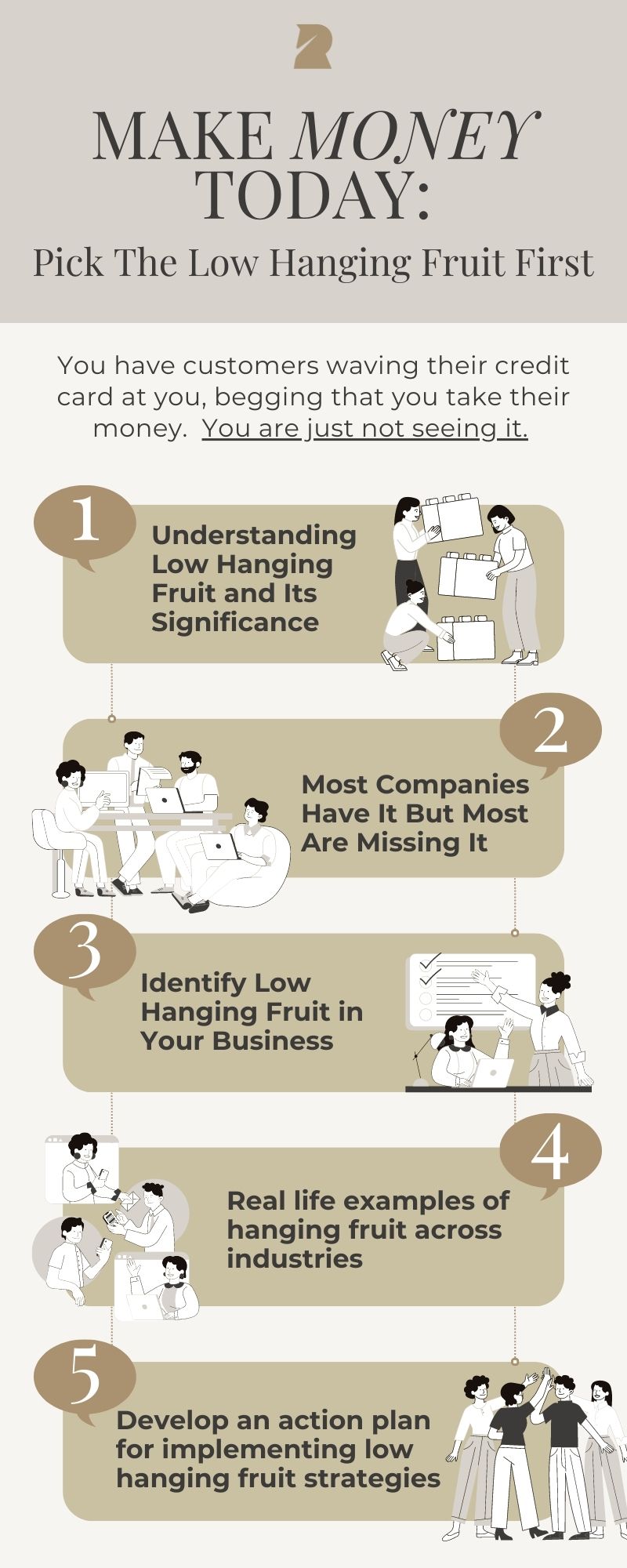 Make Money Today: Pick the Low Hanging Fruit First | Results & Co